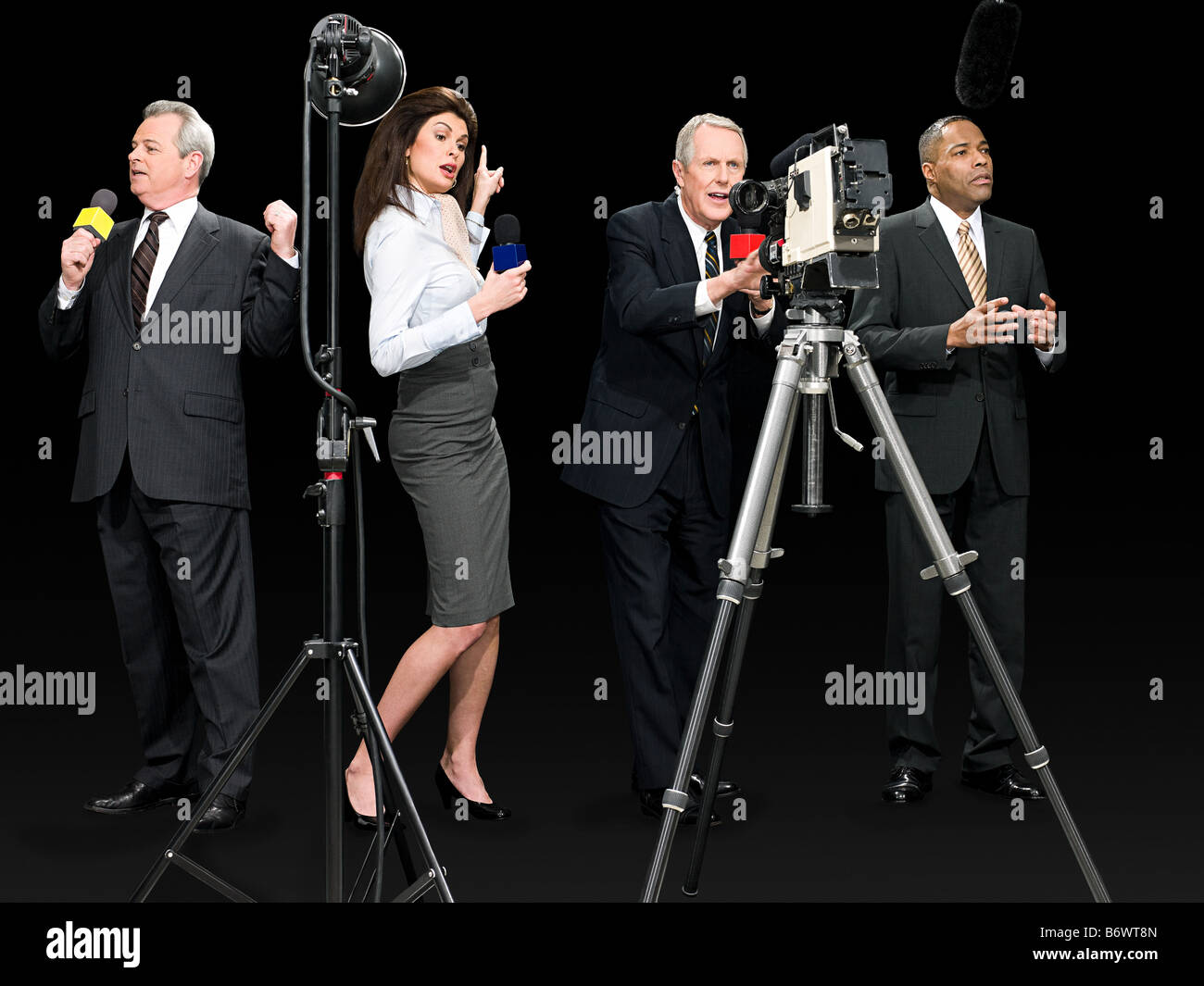 Female presenters hi-res stock photography and images - Alamy