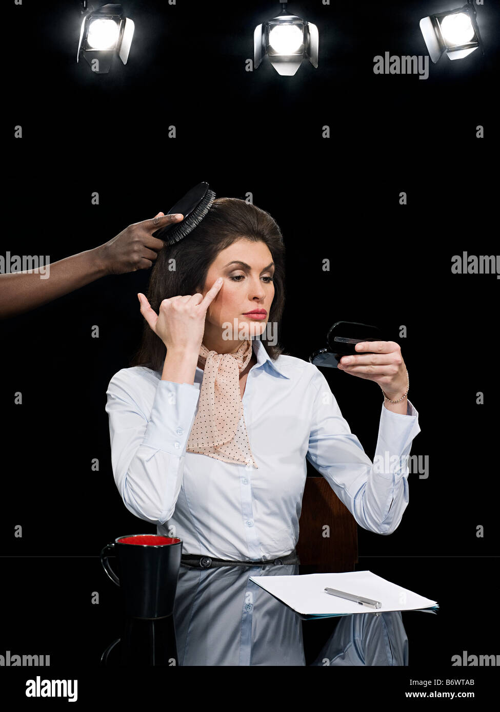 African tv presenter hi-res stock photography and images - Alamy