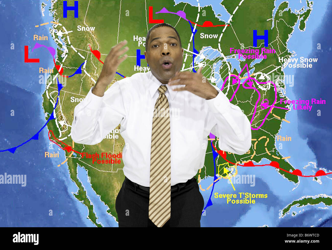 Weather map hi-res stock photography and images - Alamy