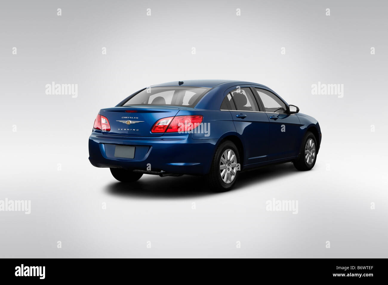 2009 Chrysler Sebring LX in Blue - Rear angle view Stock Photo - Alamy