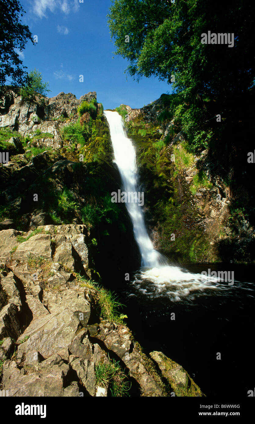 Linhope Spout Waterfall, Beamish Valley near Ingram, Northumberland ...