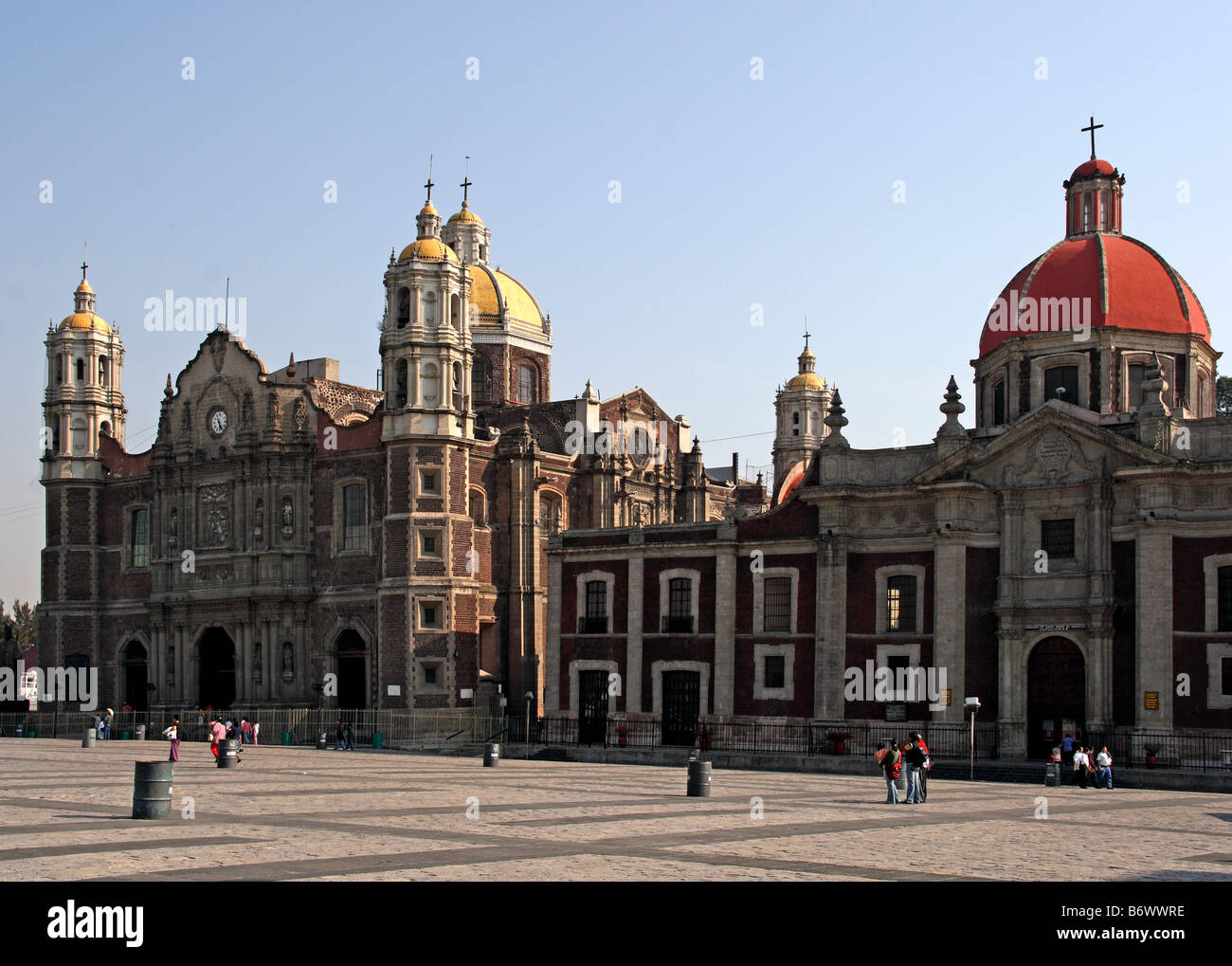 Mexico, Mexico City, Basilica of Guadalupe. The old basilica ...