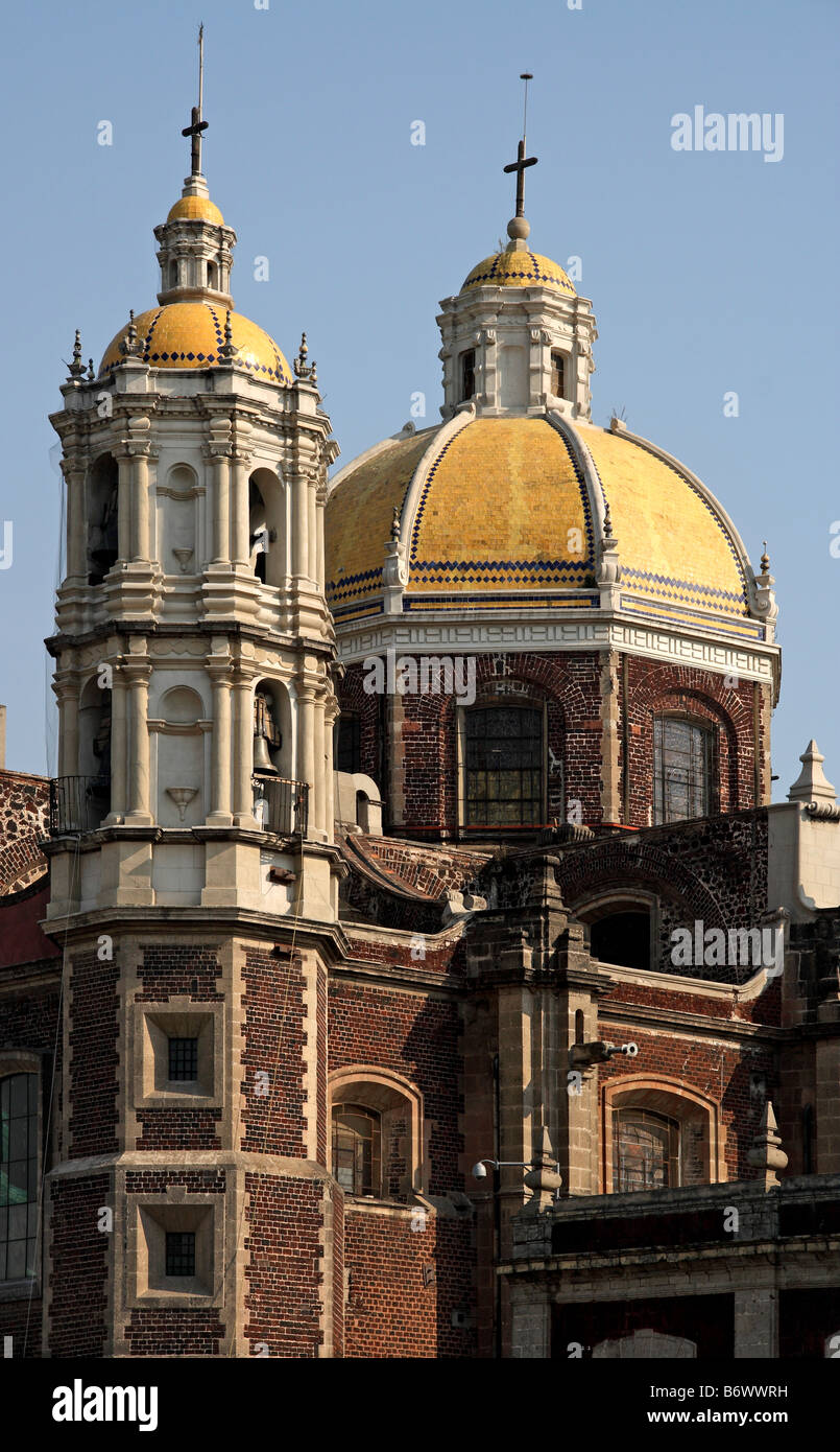 Mexico, Mexico City, Basilica of Guadalupe. The old basilica ...