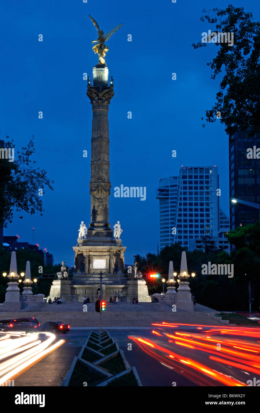 Mexico, Mexico City. El Ángel de la Independencia (The Angel of ...