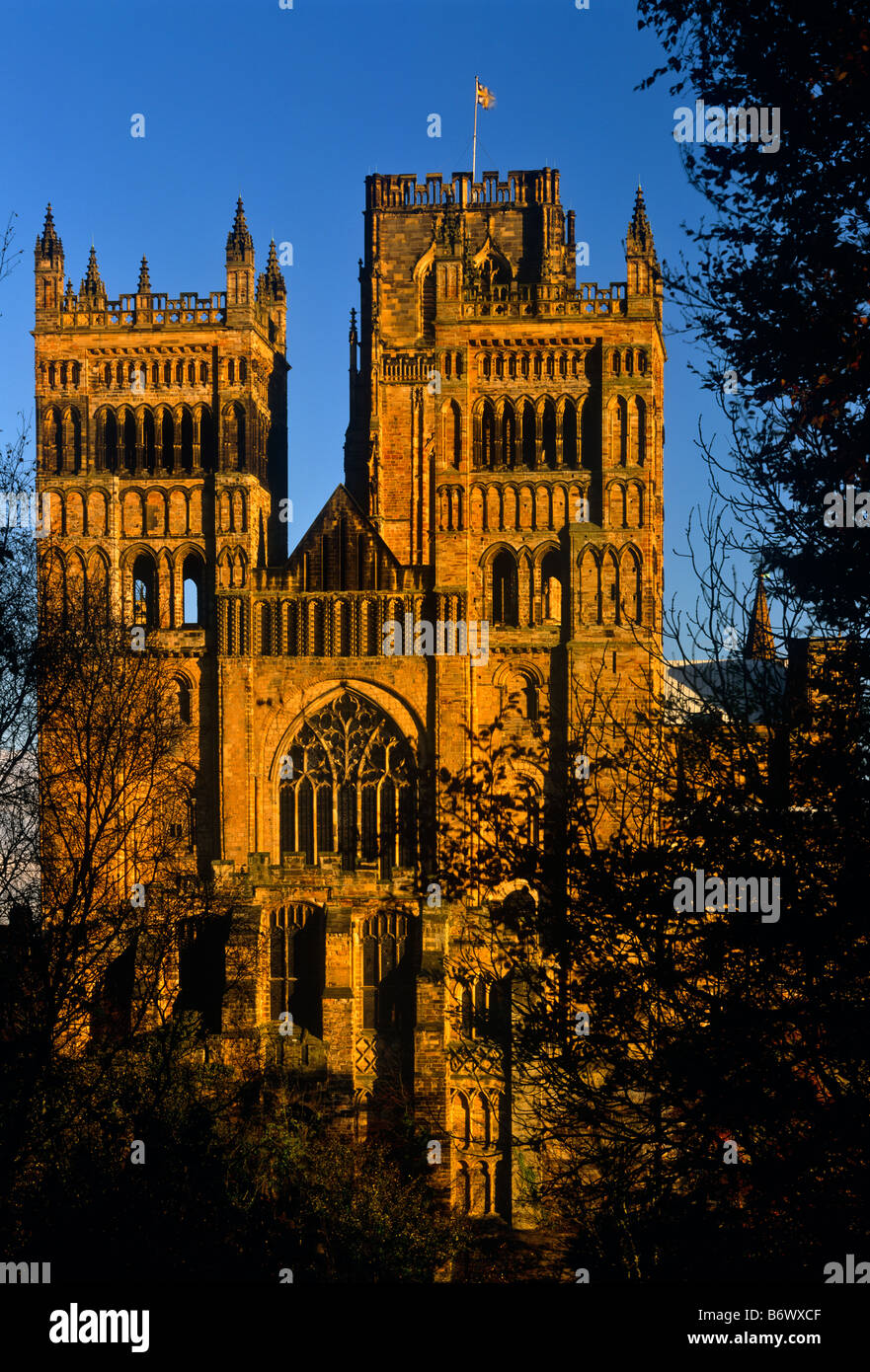 Durham cathedral at sunset hi-res stock photography and images - Alamy