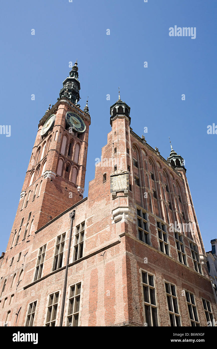 Gdansk town hall Stock Photo - Alamy