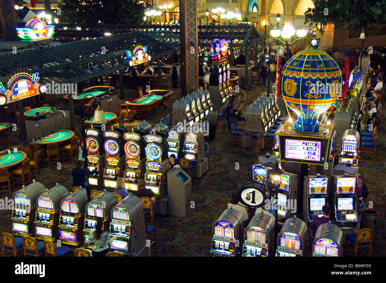 USA, Nevada, Las Vegas. inside a Casino on the Strip Stock Photo - Alamy