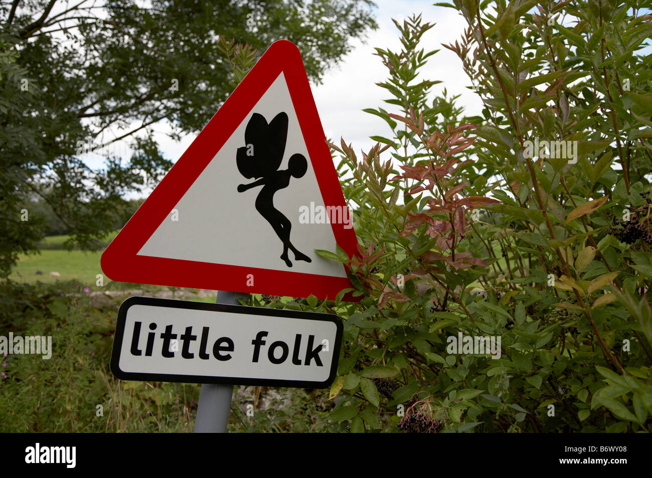 department for transport triangle warning road sign depicting the ...