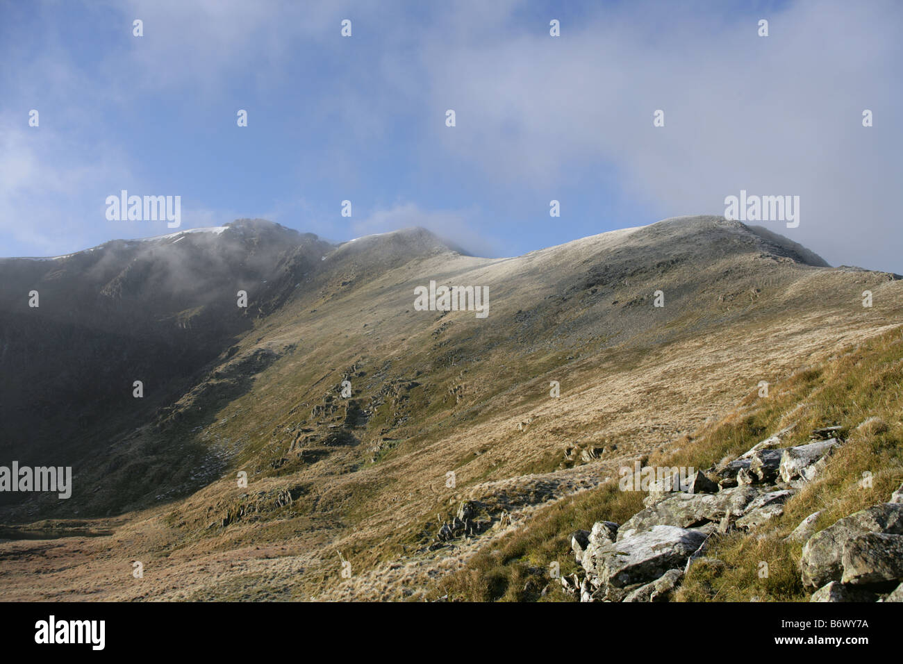 Mountain ridge snowdonia hi-res stock photography and images - Alamy
