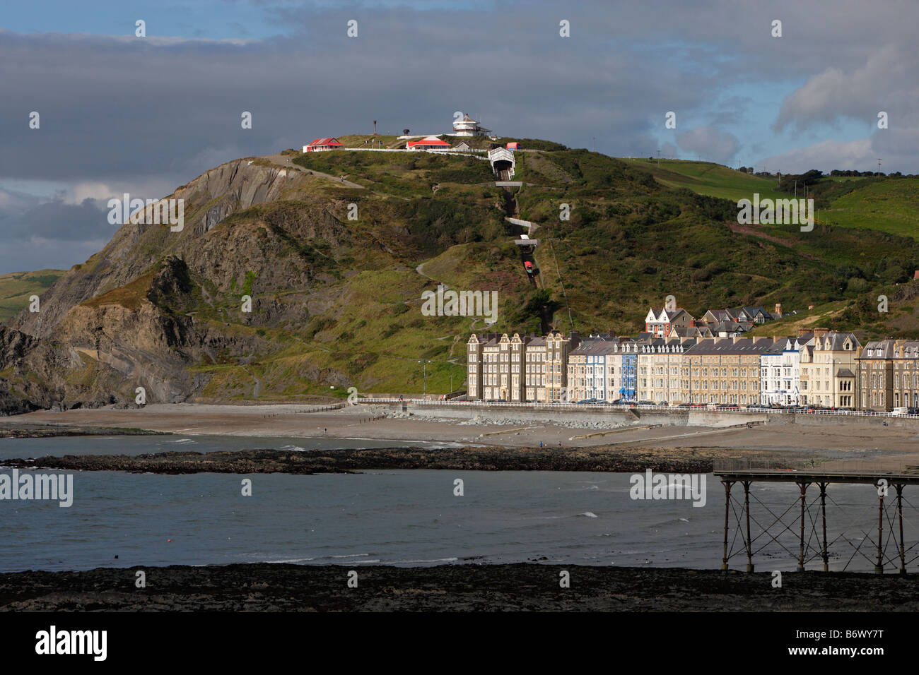 Aberystwyth Constitution Hill Cliff Railway 1896 Marine Terrace ...
