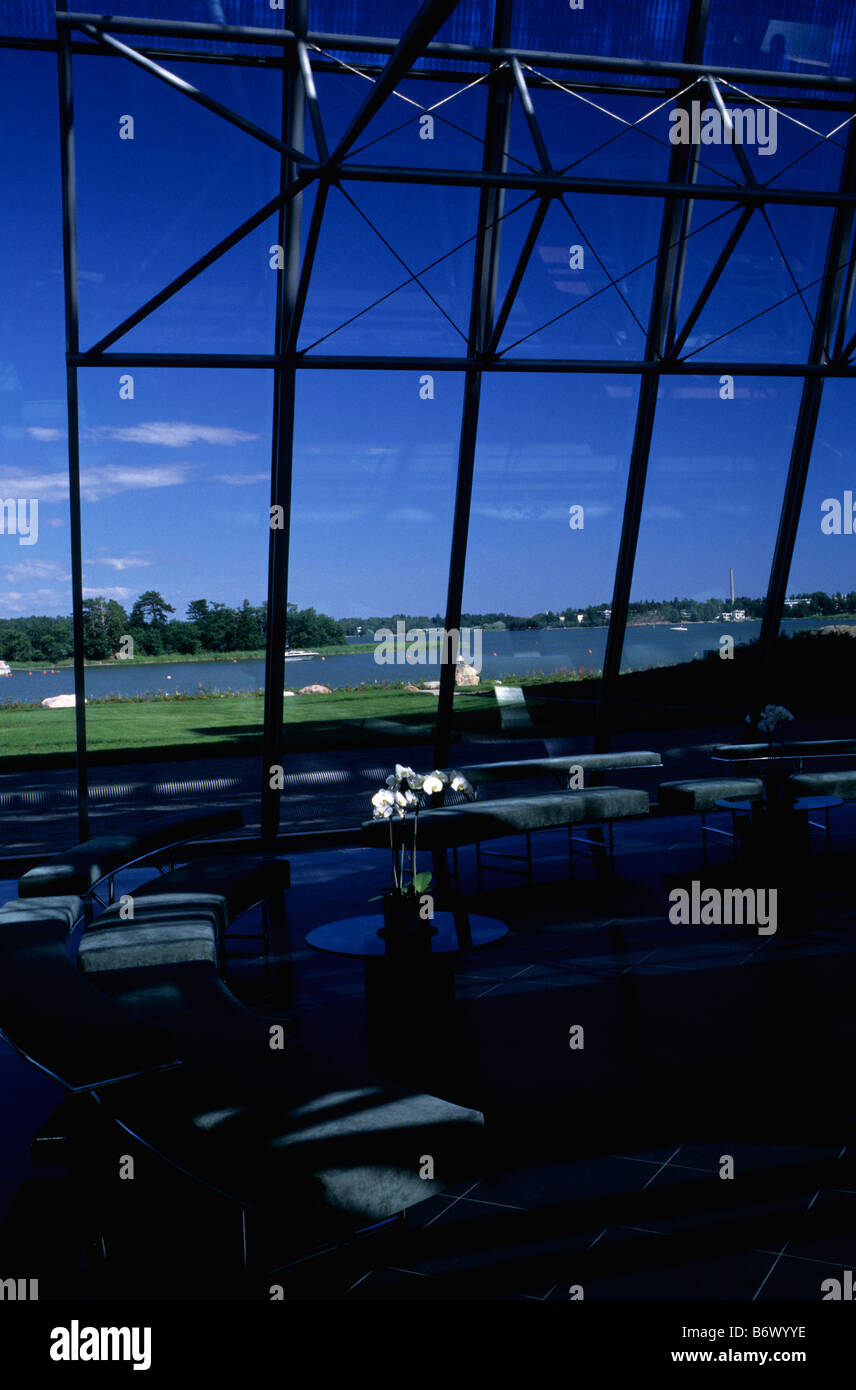 The stylish interior of Nokia House, the headquarters of the Nokia ...