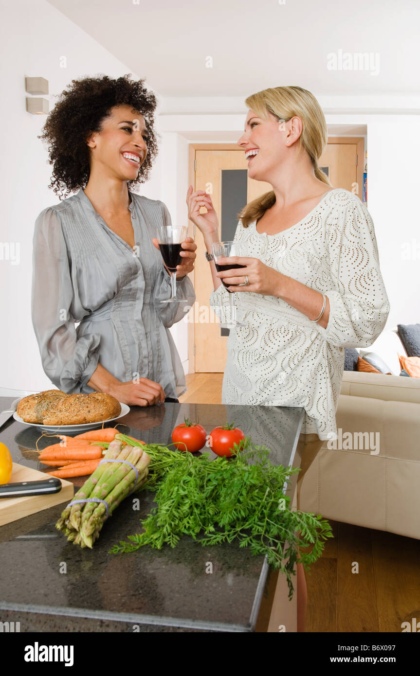 Women interact hi-res stock photography and images - Alamy