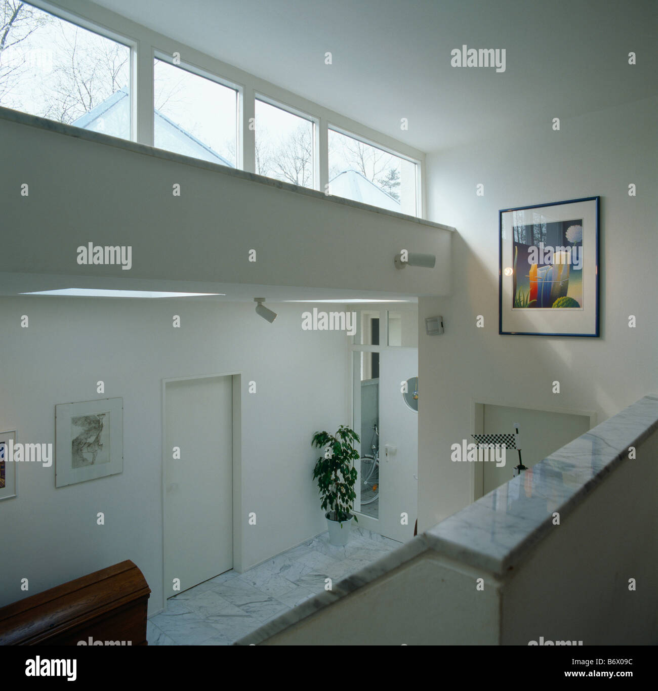 Hall windows monochromatic architectural hi-res stock photography and ...