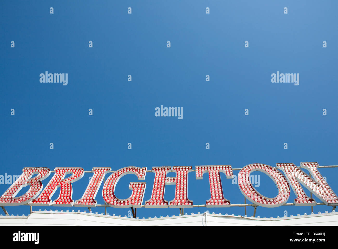 Brighton sign blue hi-res stock photography and images - Alamy