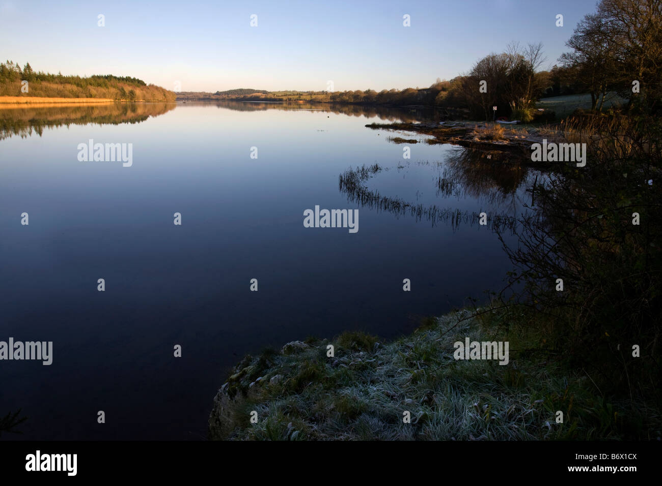 The River Slaney Wexford seen from Crossabeg above Killurn Bridge Stock ...