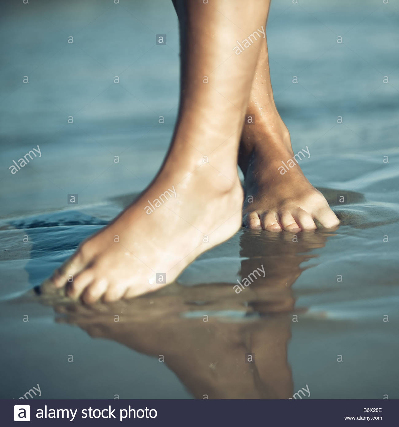 Feet In The Sand High Resolution Stock Photography and Images - Alamy