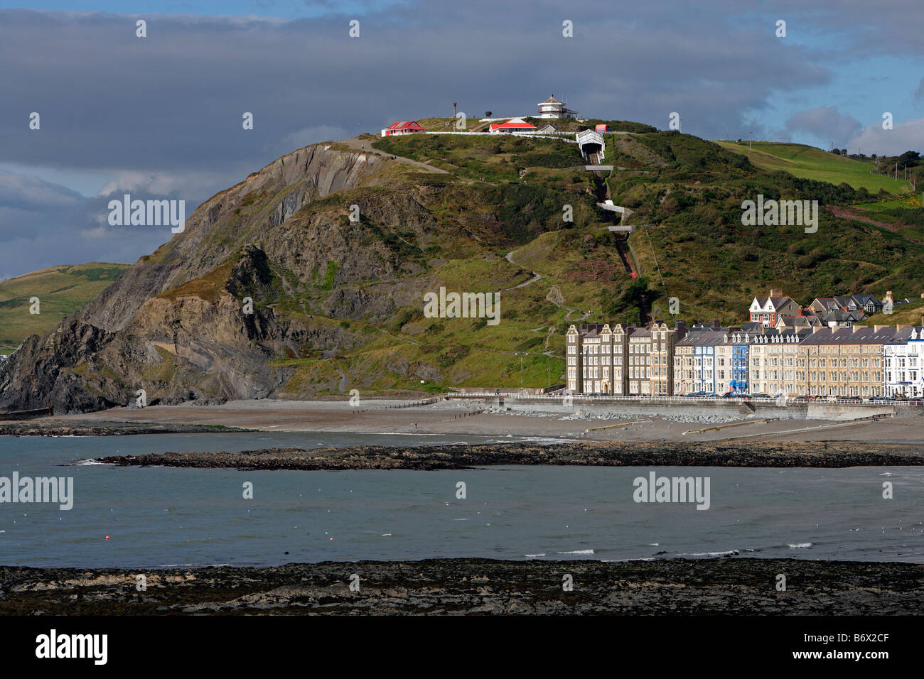Aberystwyth Constitution Hill Cliff Railway 1896 Marine Terrace ...