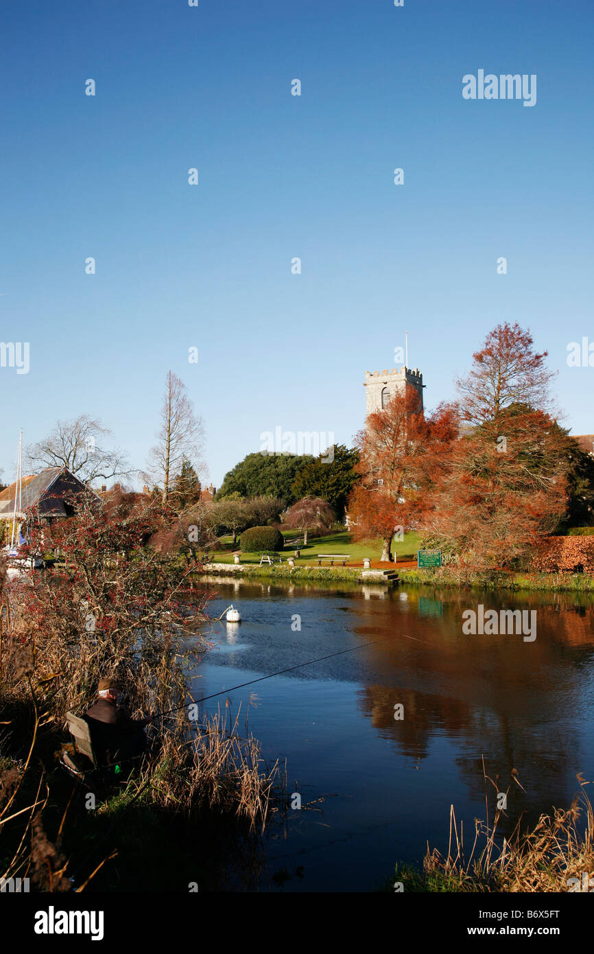 Fishing river frome autumn hi-res stock photography and images - Alamy