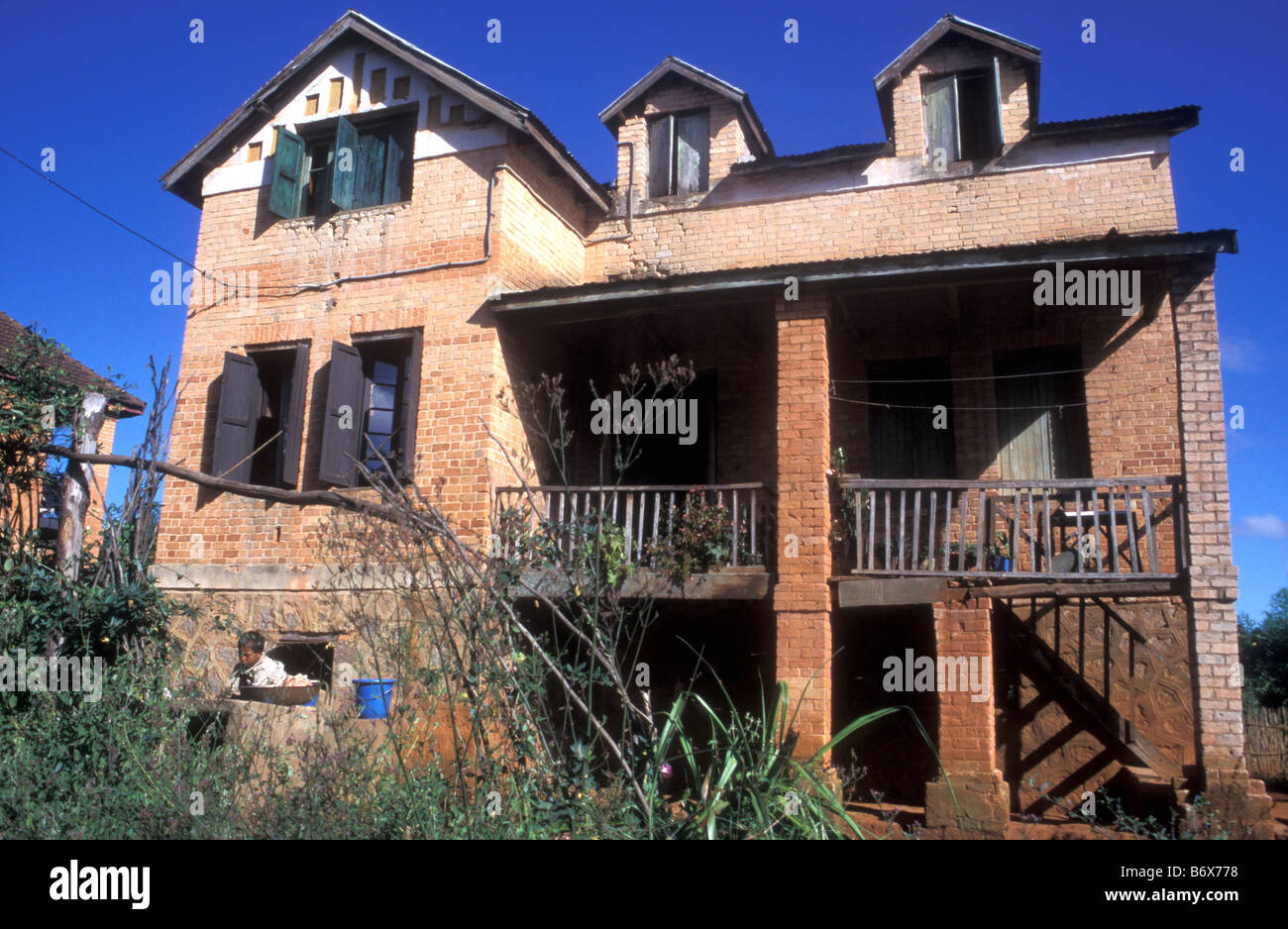 merina house near antananarivo madagascar Stock Photo - Alamy