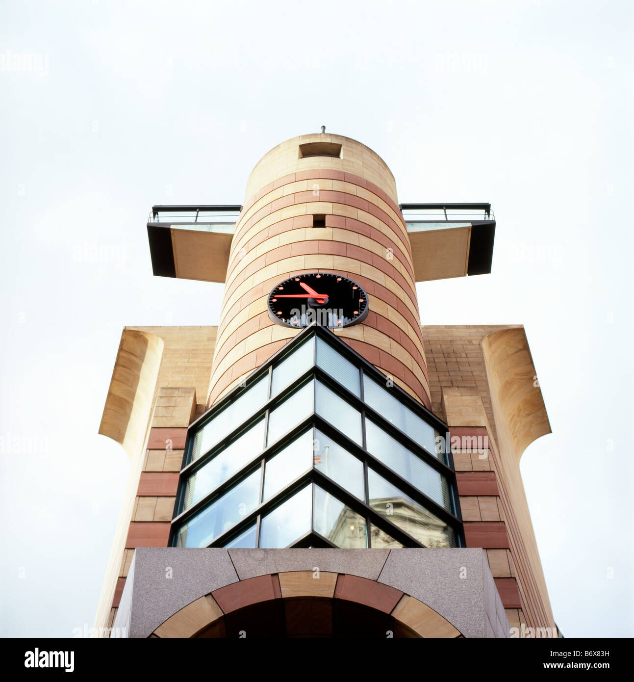 British architect Sir James Stirling's Number One Poultry postmodern ...