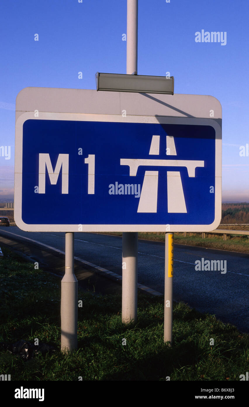 M1 Road Sign High Resolution Stock Photography and Images - Alamy