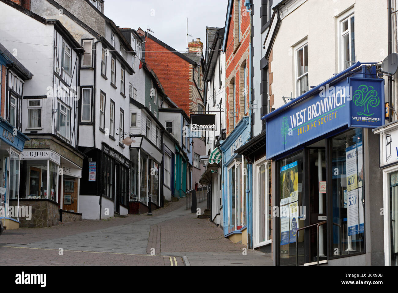 Knighton town powys hi-res stock photography and images - Alamy