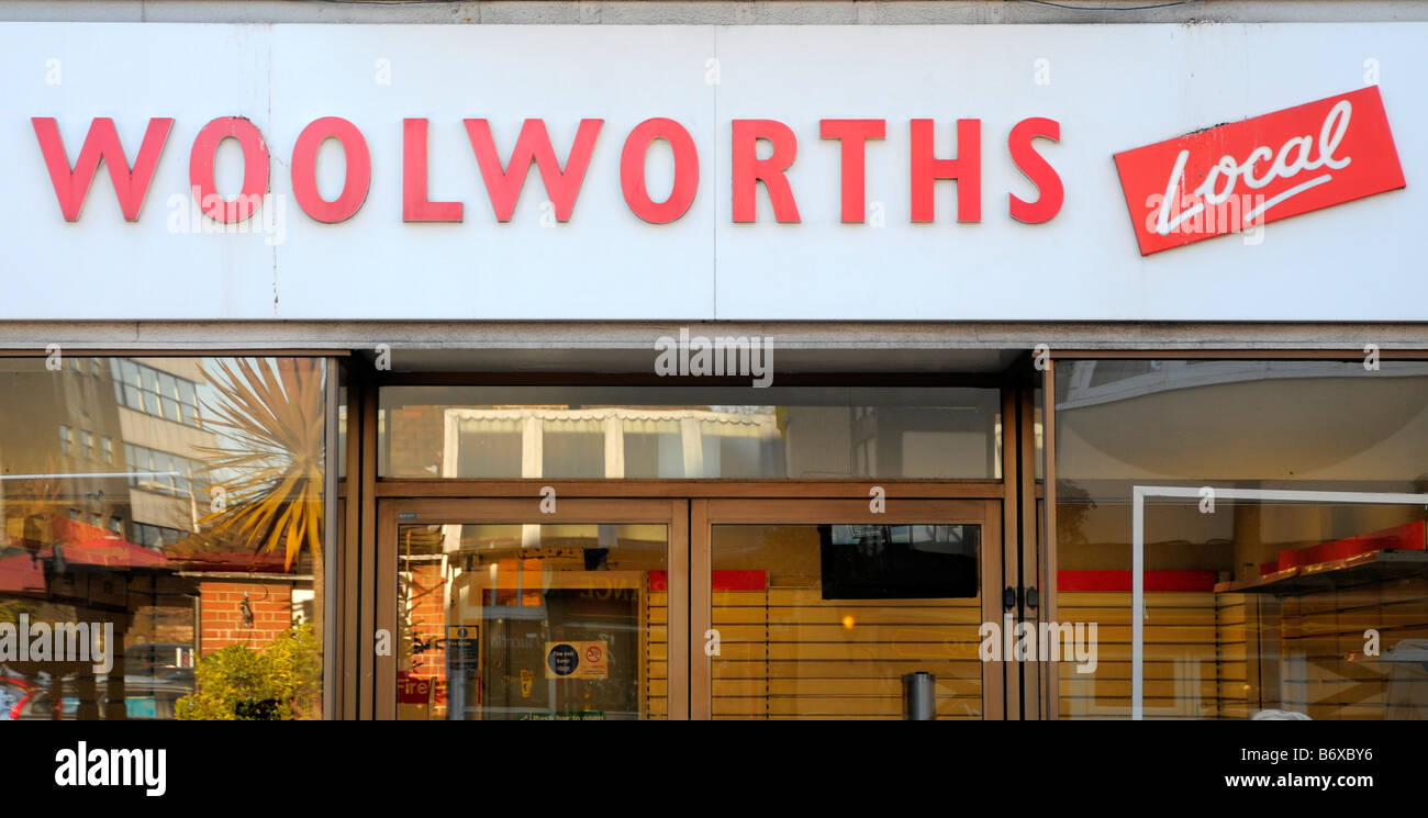 Woolworths sign hi-res stock photography and images - Alamy