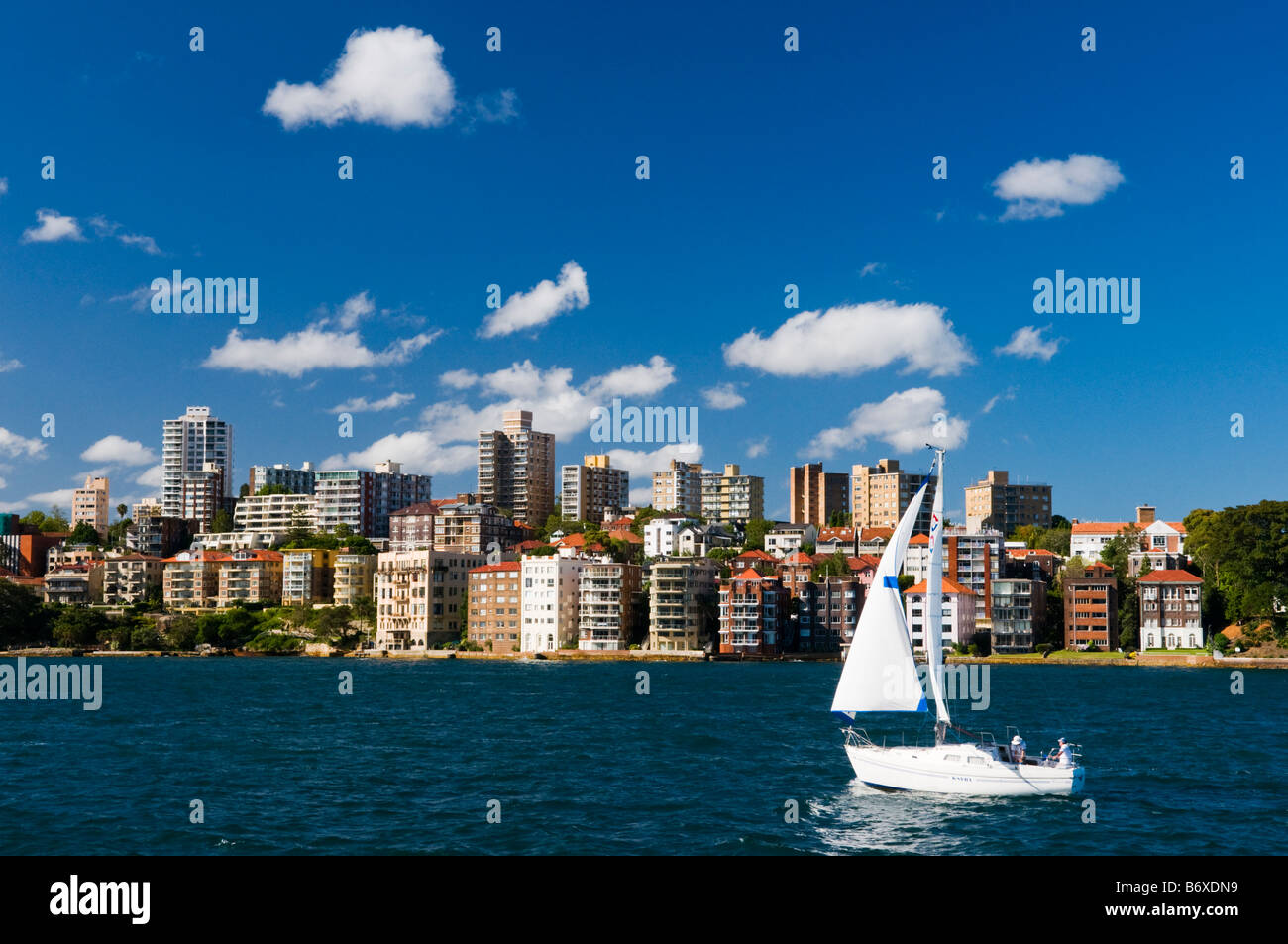 "Skyline of Milson's Point as seen from Circular Quay Sydney Australia ...