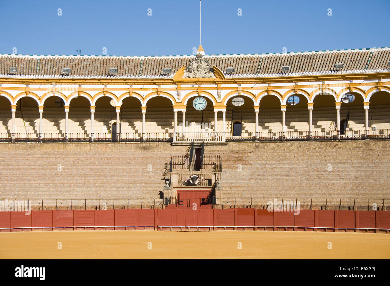 Seville Spain Maestranza bullring Stock Photo - Alamy