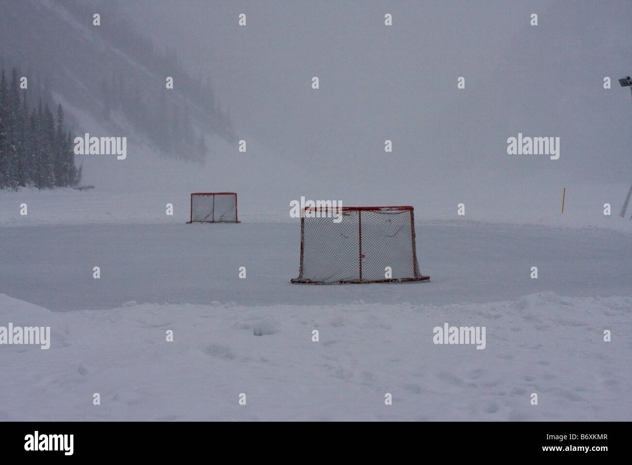 Hockey nets hi-res stock photography and images - Alamy