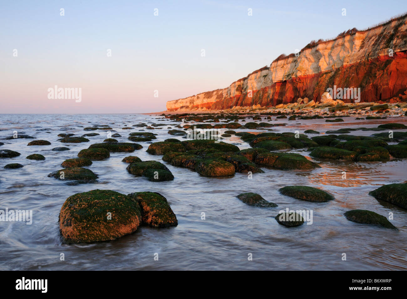 Hunstanton Cliff Norfolk England Uk Stock Photo - Alamy