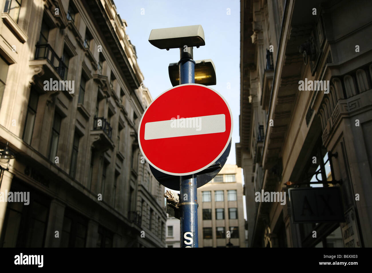 No entry road sign London Stock Photo - Alamy
