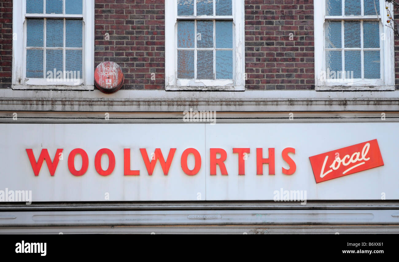 Woolworths sign hi-res stock photography and images - Alamy