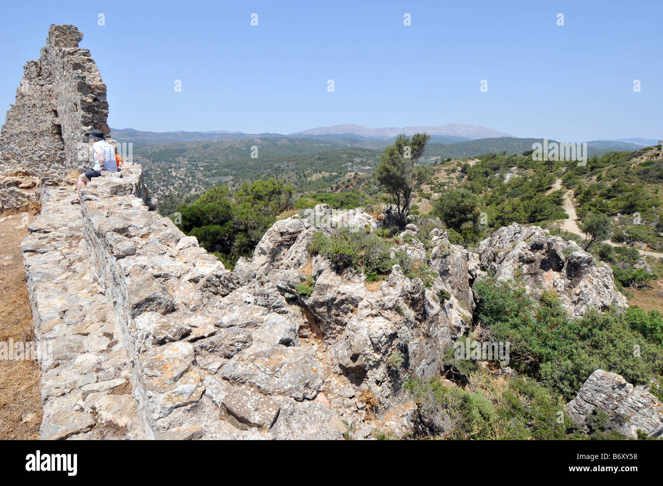 Asklipio castle hi-res stock photography and images - Alamy