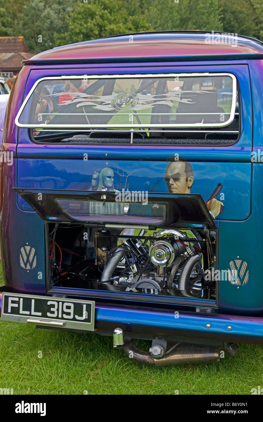 VW Camper Van painted with The Matrix movie theme Stock Photo - Alamy