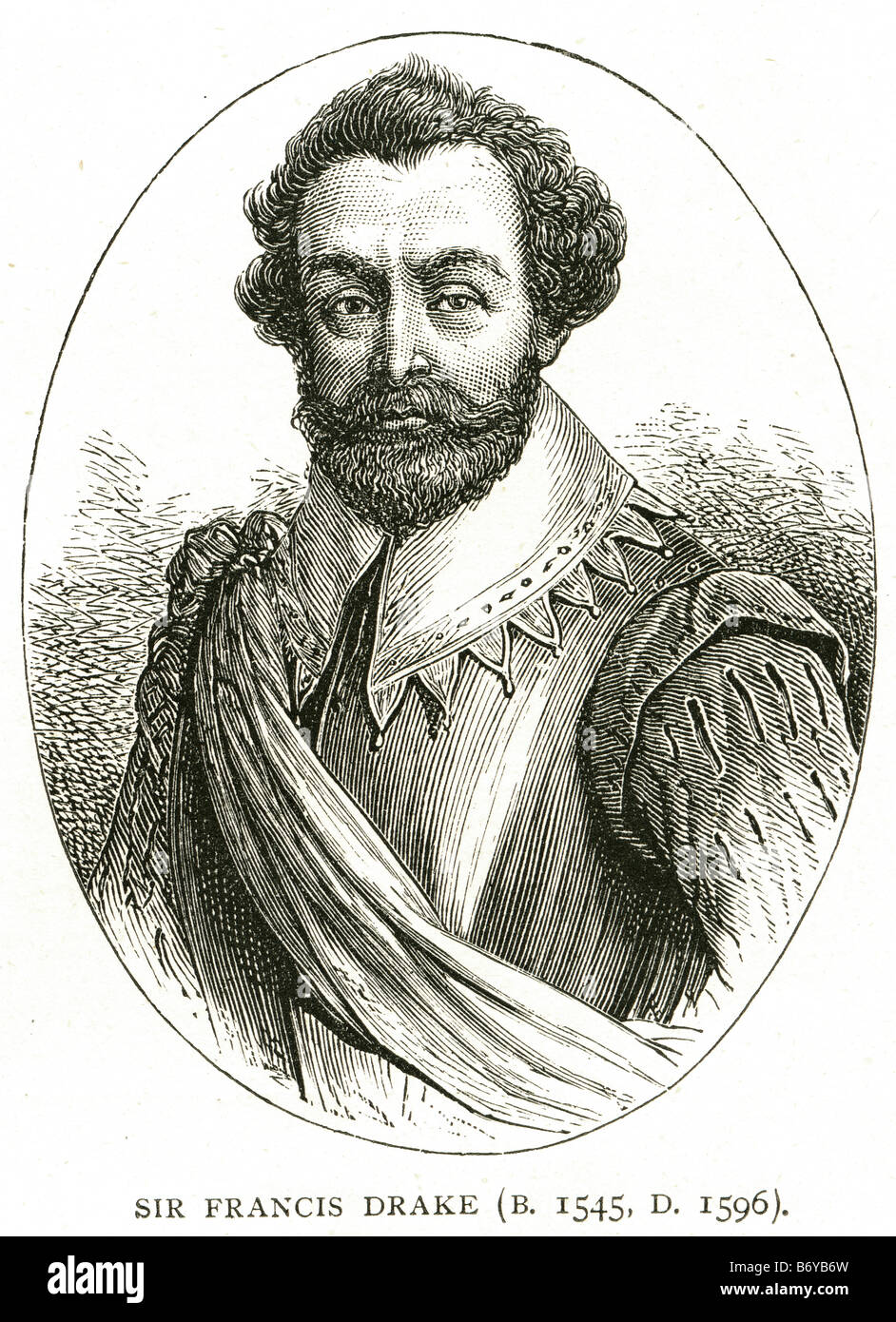 sir francis drake 1545 1596 Vice Admiral English sea captain privateer ...
