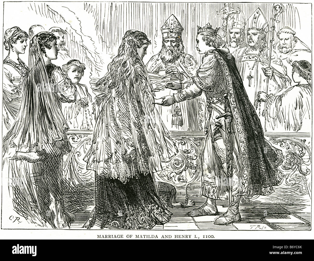 marriage of matilda and henry I 1100 Edith King Malcolm III Norman 11 ...