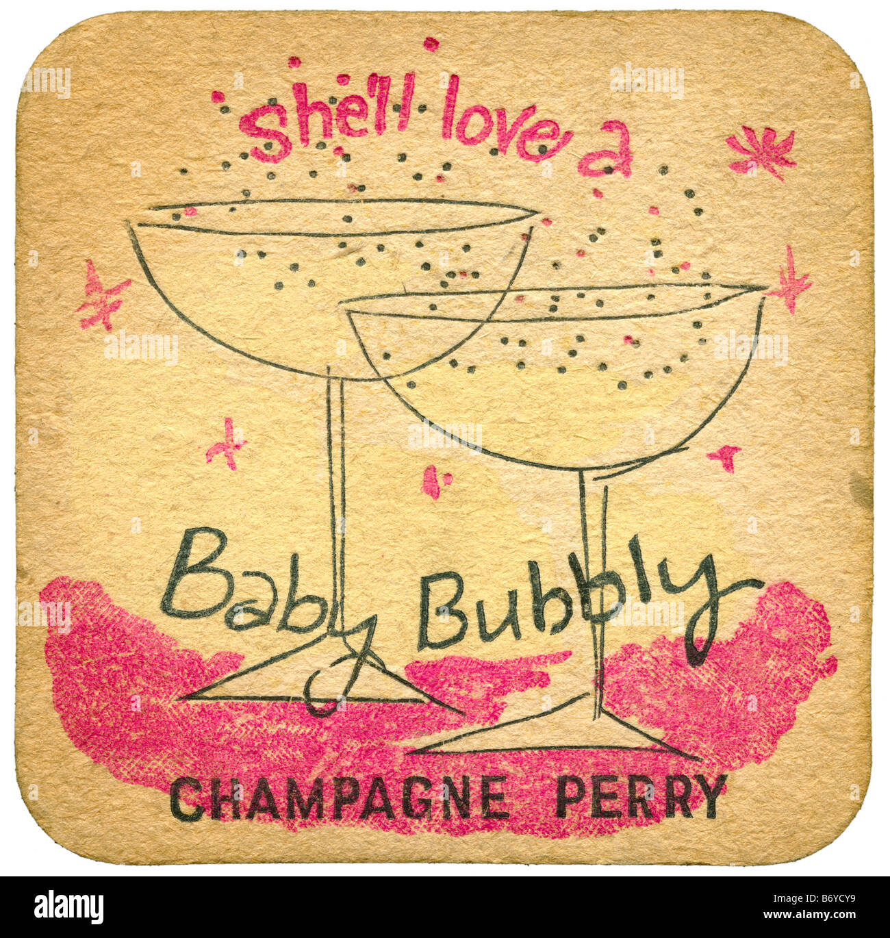 she'll love a baby bubbly champagne perry Stock Photo - Alamy