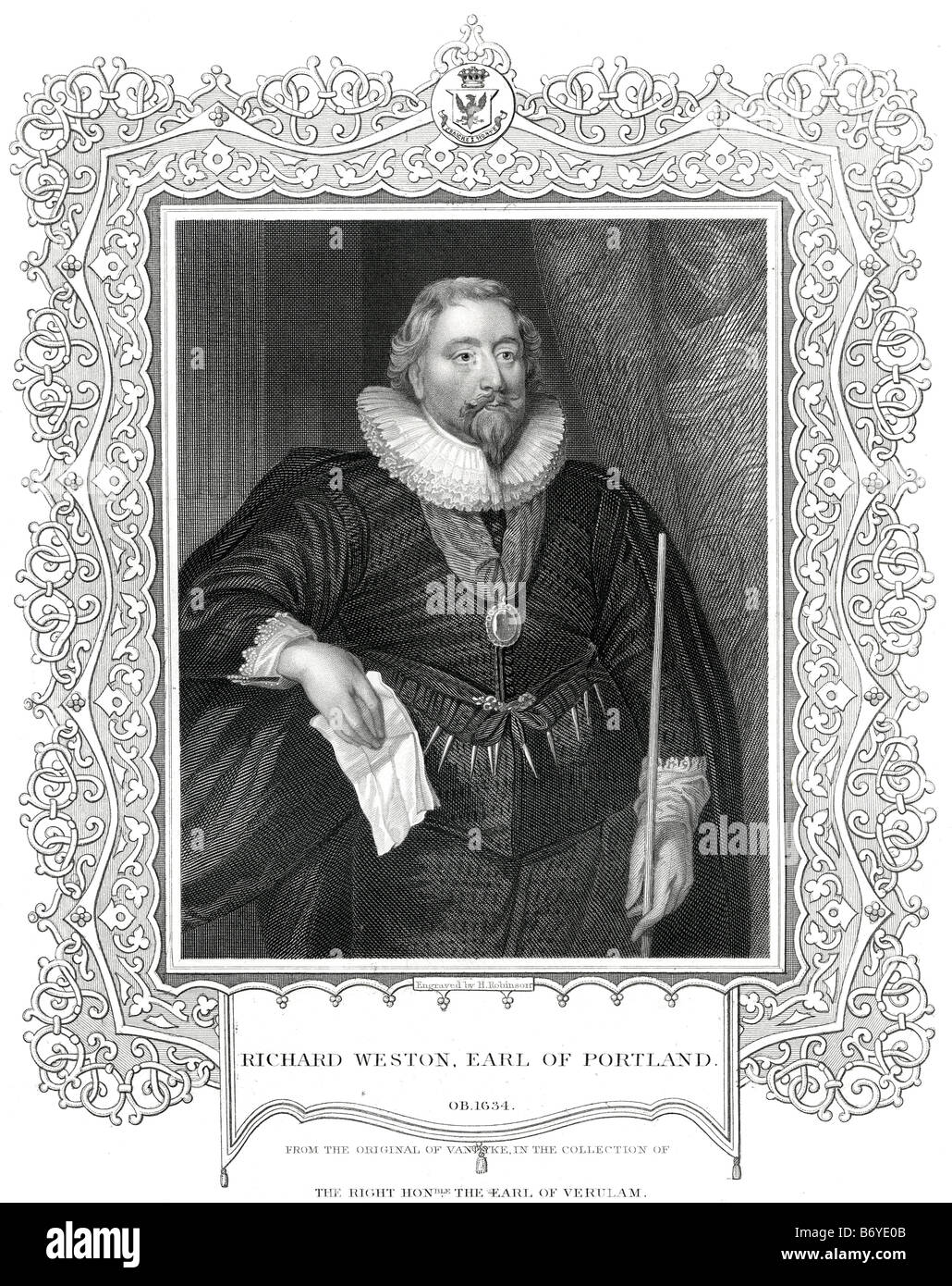 Richard Weston, 1st Earl of Portland, KG (1 March 1577 – 13 March 1634/ ...
