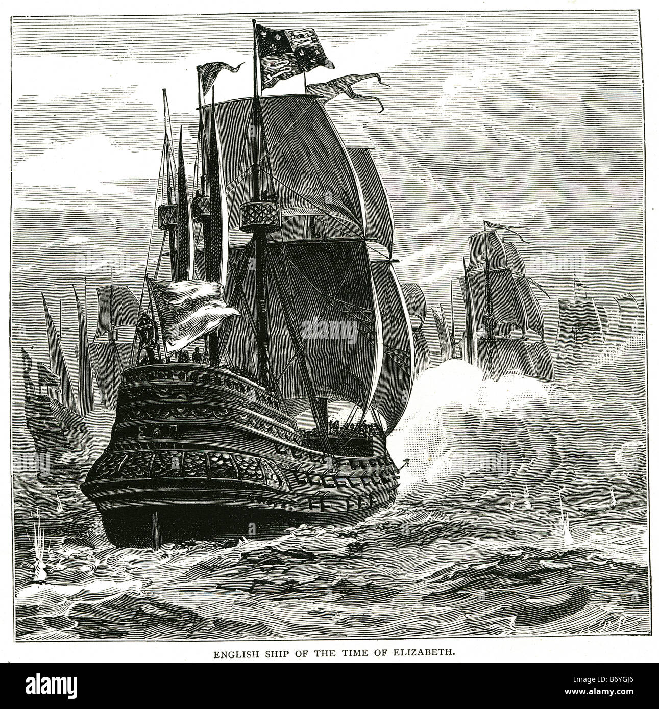 English ship 1800 hi-res stock photography and images - Alamy