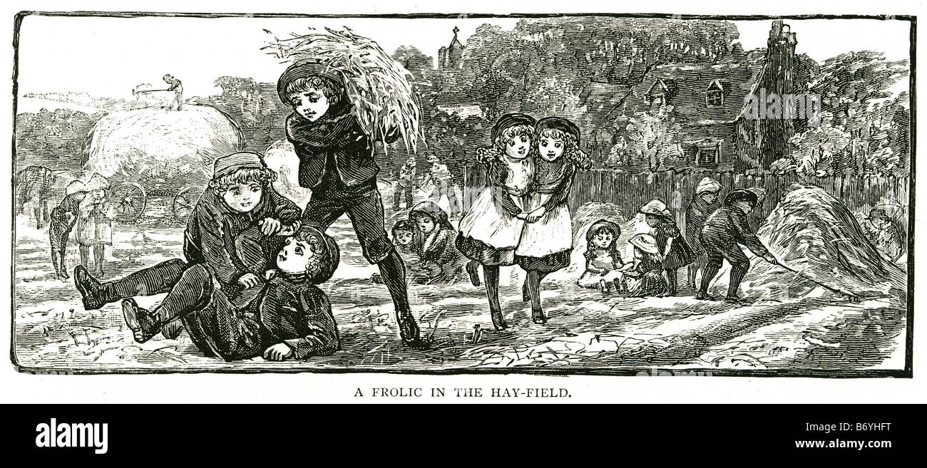 Children farm 19th century hi-res stock photography and images - Alamy