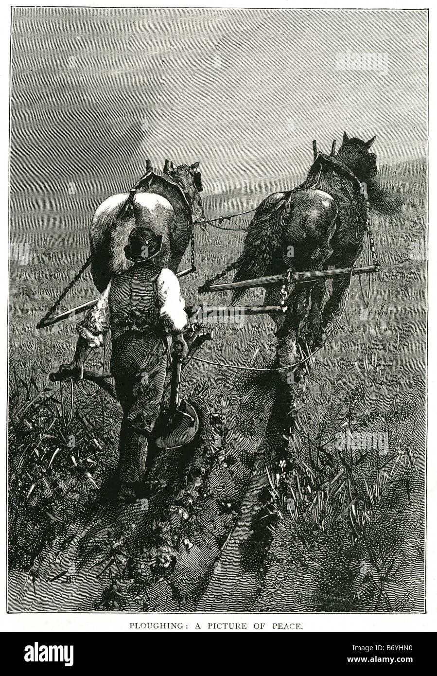ploughing a picture of peace The plough is a tool used in farming for ...