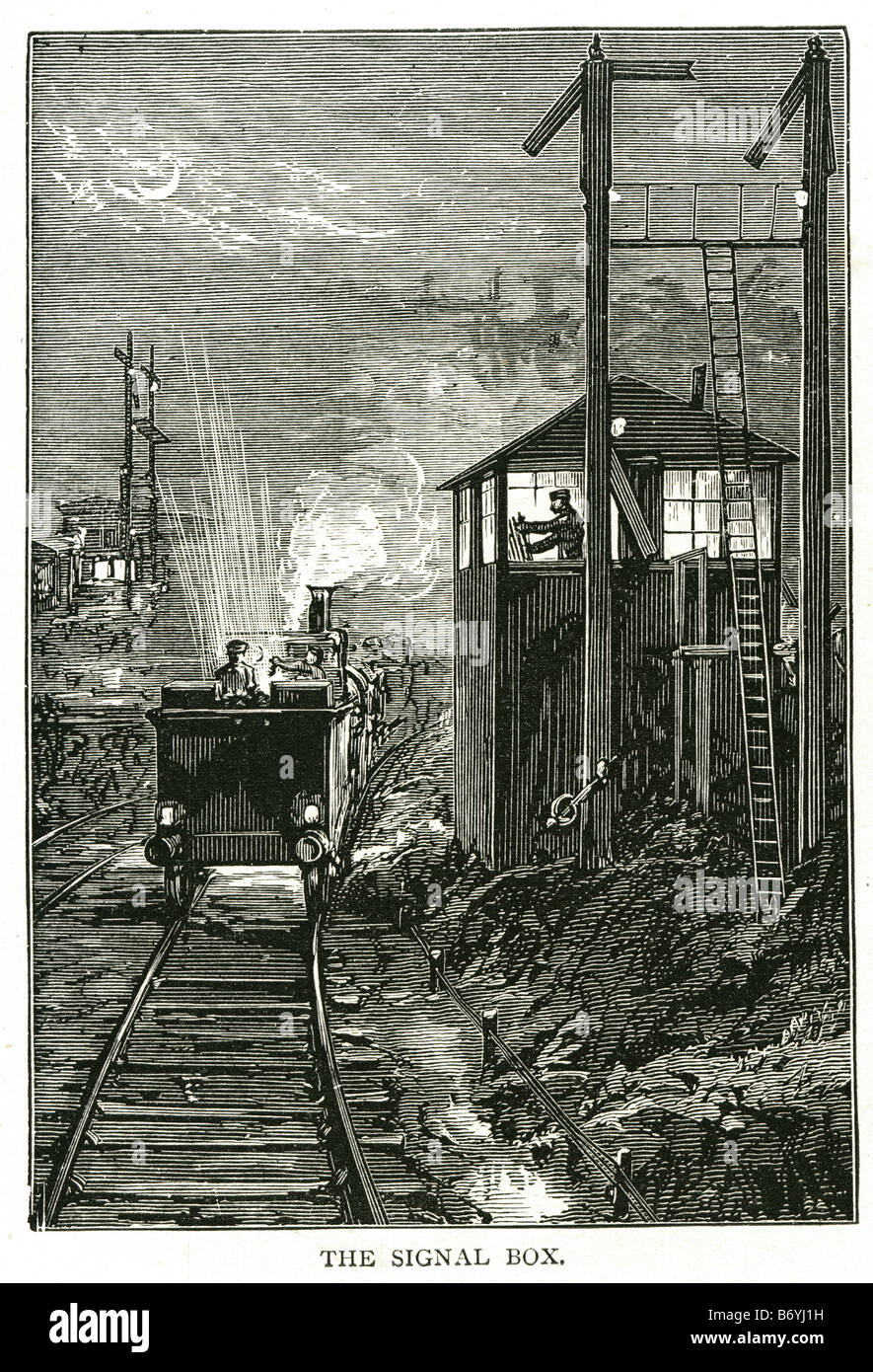 The signal box signal box or signal cabin is a building from which ...