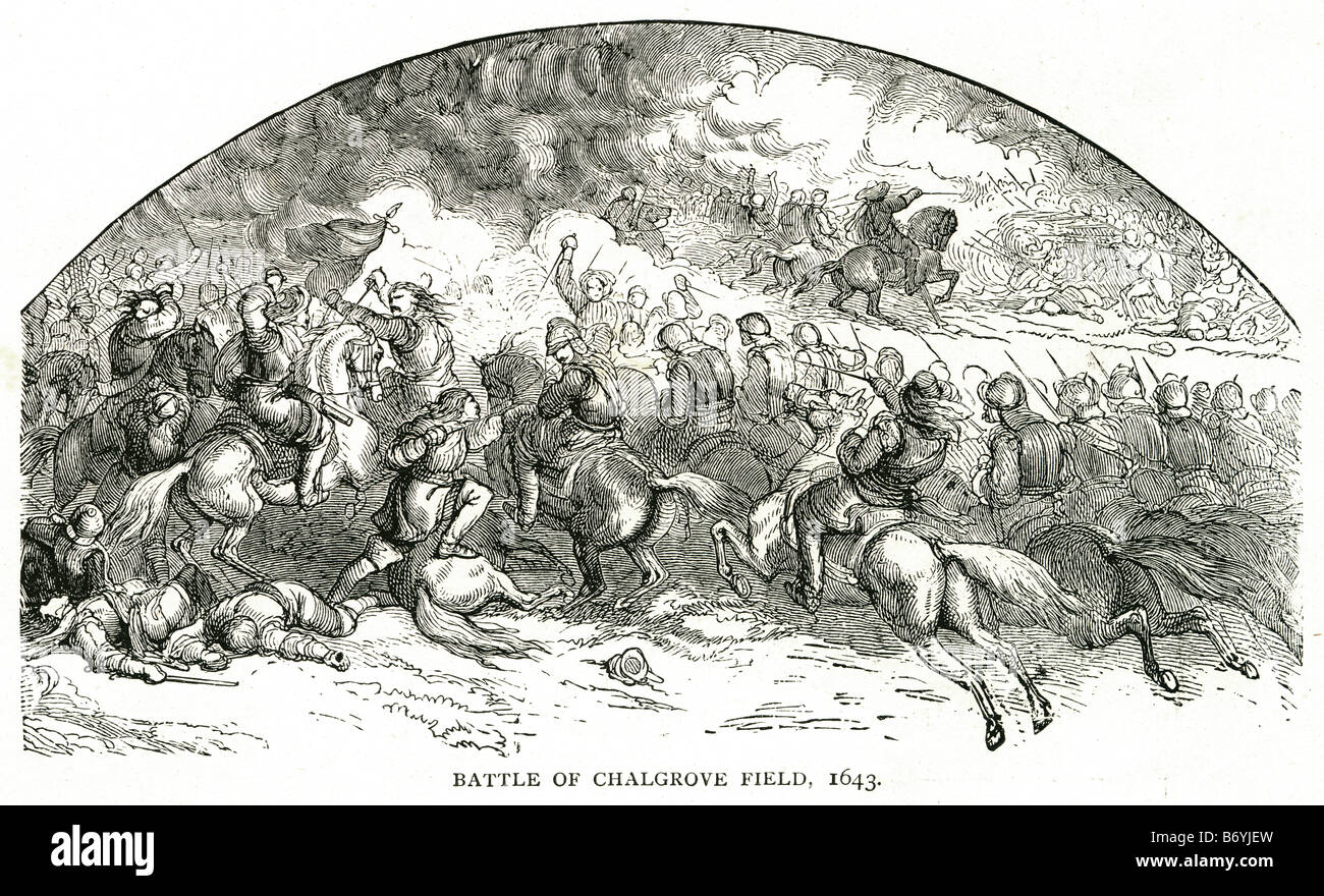 Battle of chalgrove field 1643 skirmish English Civil War Oxfordshire ...