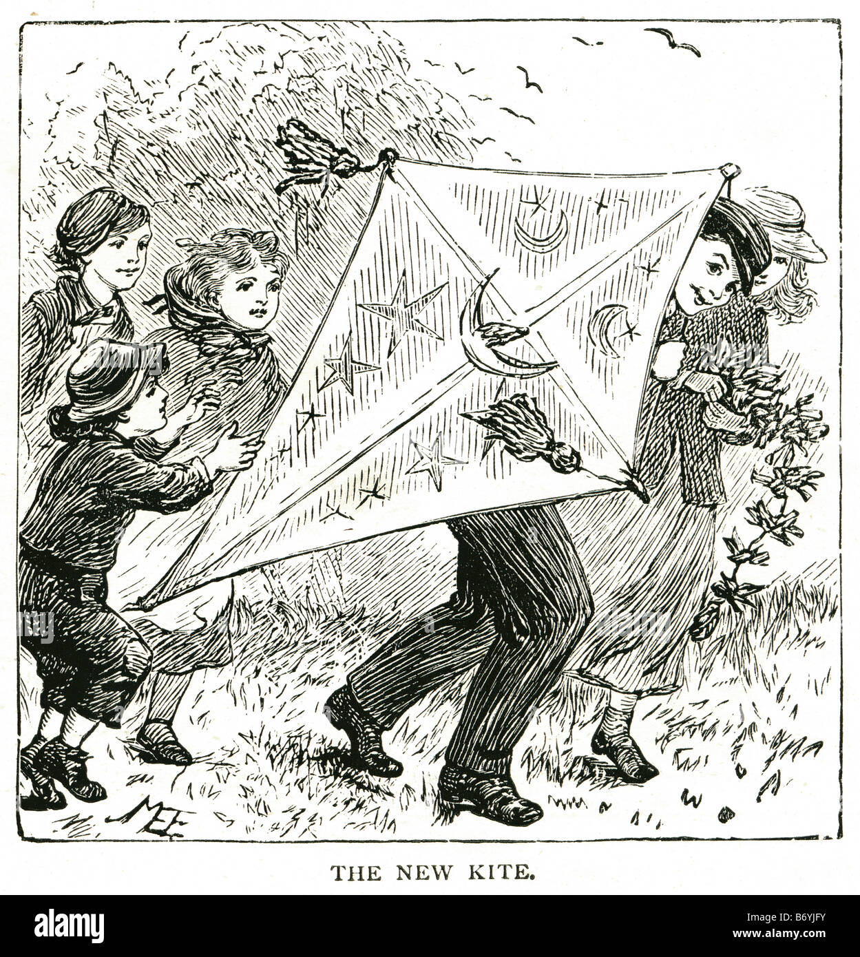 Victorian children playing hi-res stock photography and images - Alamy