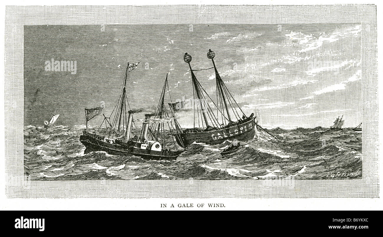 gale wind steam Water trade transport sail coast sailing bay boat ...