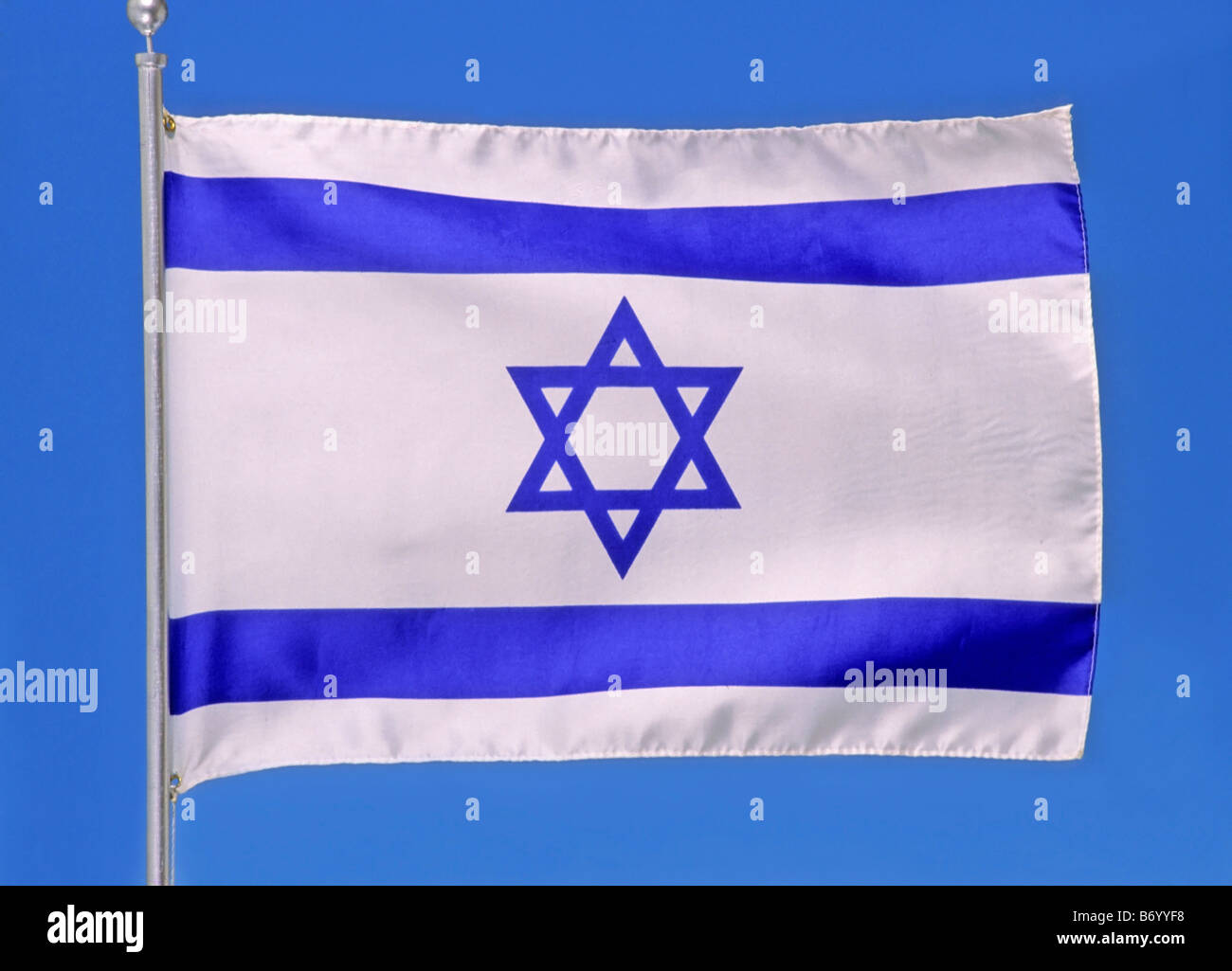 Israel flag wind photo hi-res stock photography and images - Alamy