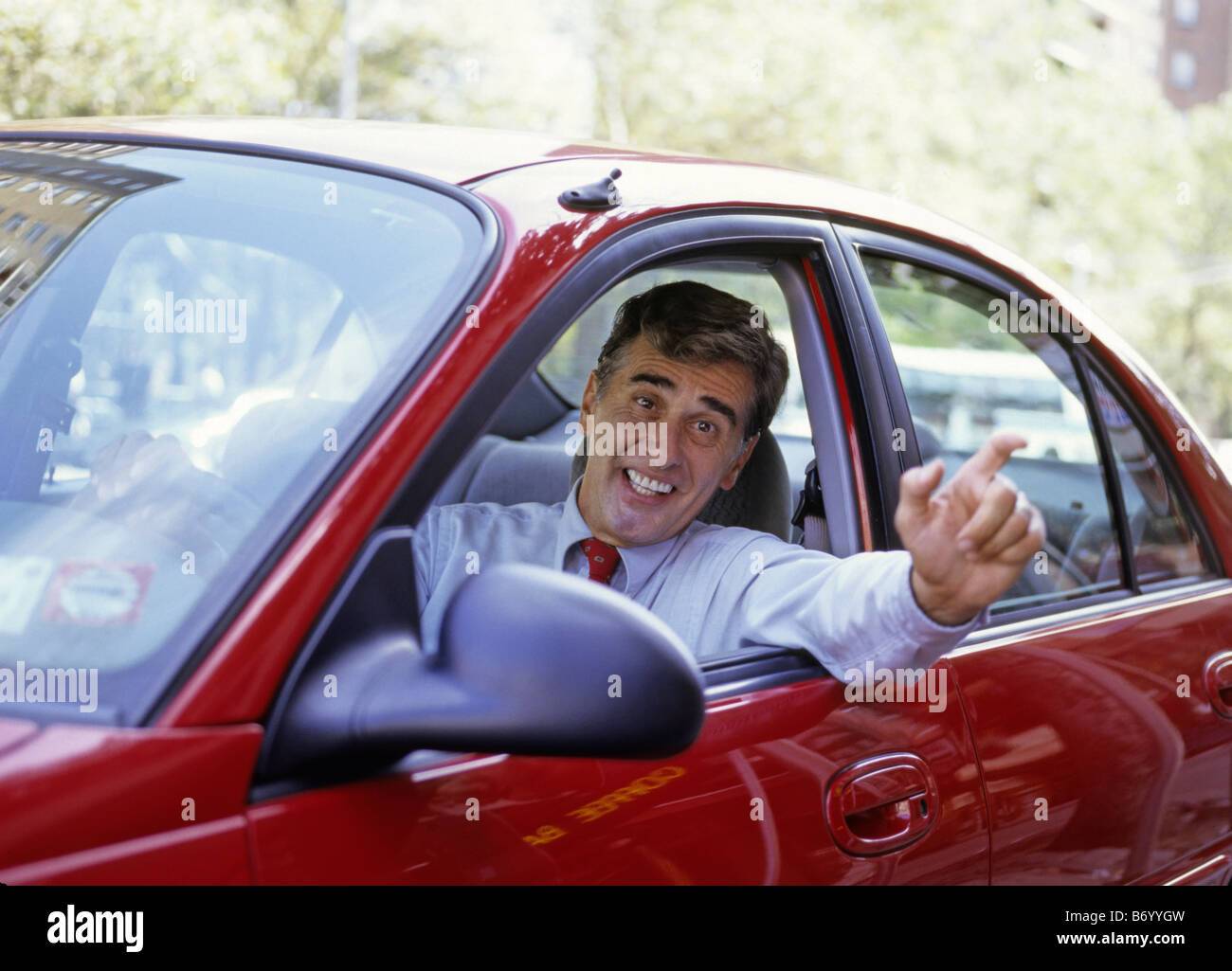 Polite driver hi-res stock photography and images - Alamy