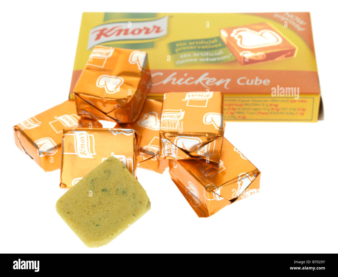 Chicken stock cubes Cut Out Stock Images & Pictures - Alamy