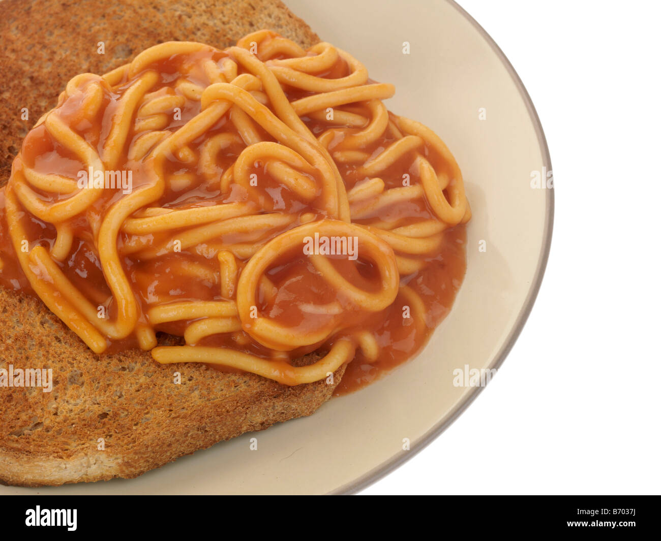 Tinned Spaghetti On Toast High Resolution Stock Photography and Images ...